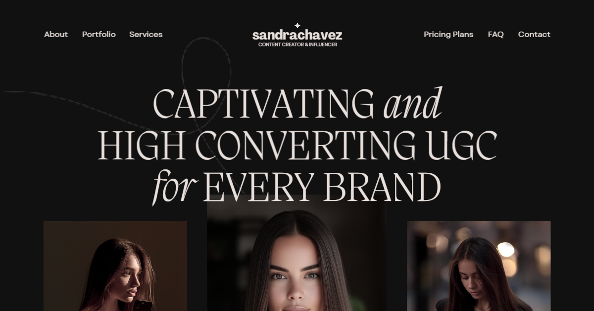 Sandra Chavez UGC Creator